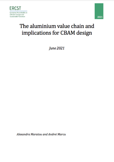 The aluminium value chain and implications for CBAM design – ERCST