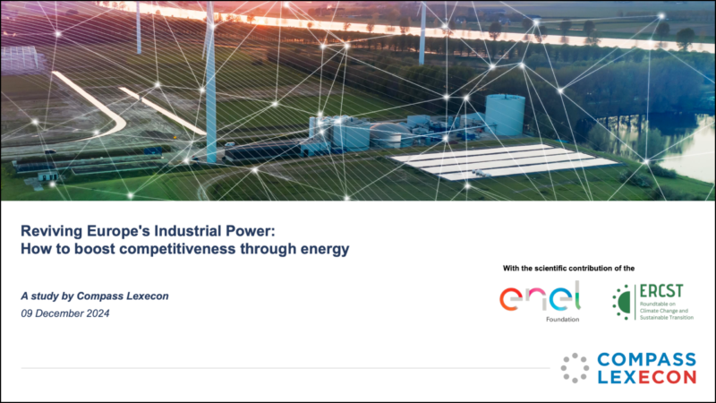 Reviving Europe’s Industrial Power: how to boost competitiveness ...